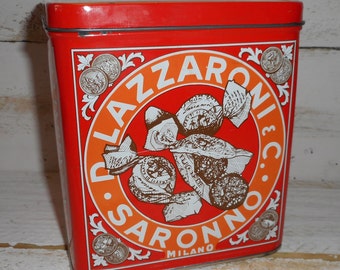 Italian cookie tin | Etsy