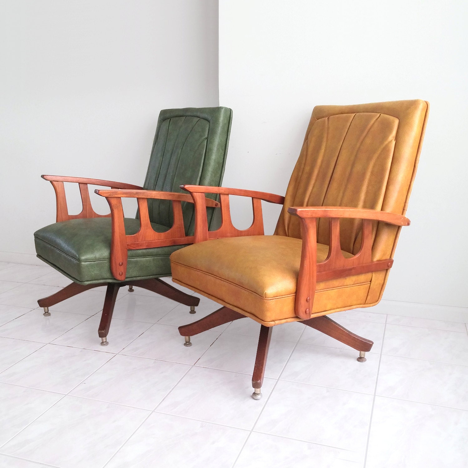 mid century MURPHY MILLER blonde wood lounge chair – Haute Juice