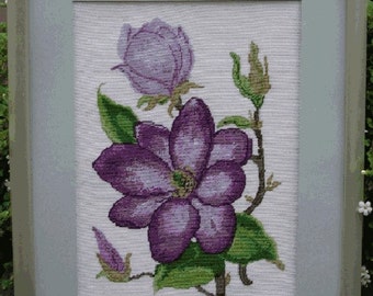 Cross stitch pattern OLEANDER by anetteeriksson on Etsy