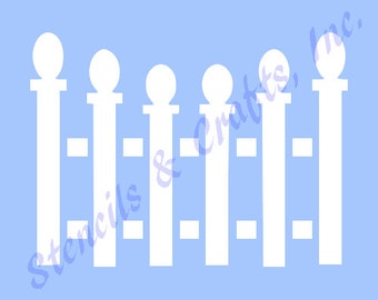 Fence stencil | Etsy