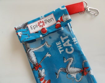 Items similar to EpiPen Case Allergy Injector Pen Organizer with Clear ...