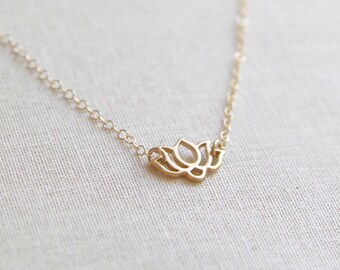 Gold Heart Locket Necklace on Delicate 14kt Gold by amandadeer