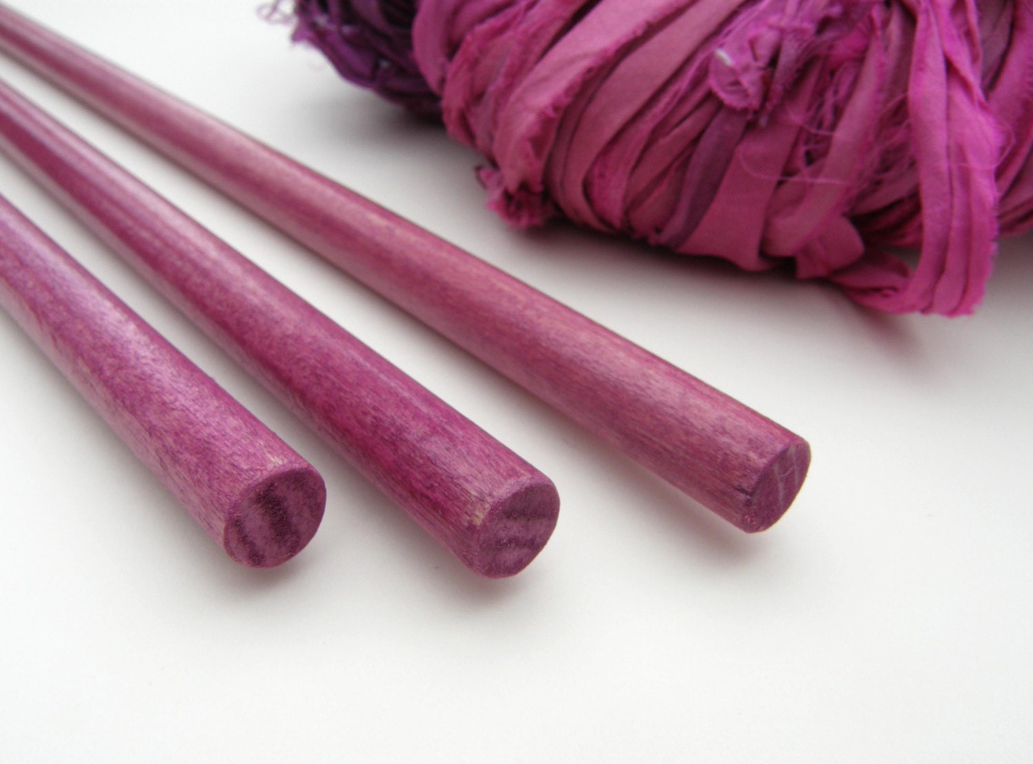 Wall Art Hanging Dowels for Weavings and Fiber Art Dark