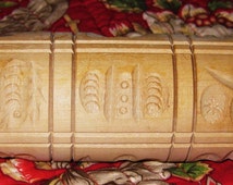 Popular items for carved rolling pin on Etsy