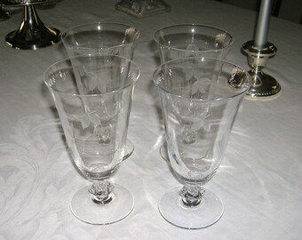 Iced tea goblets | Etsy