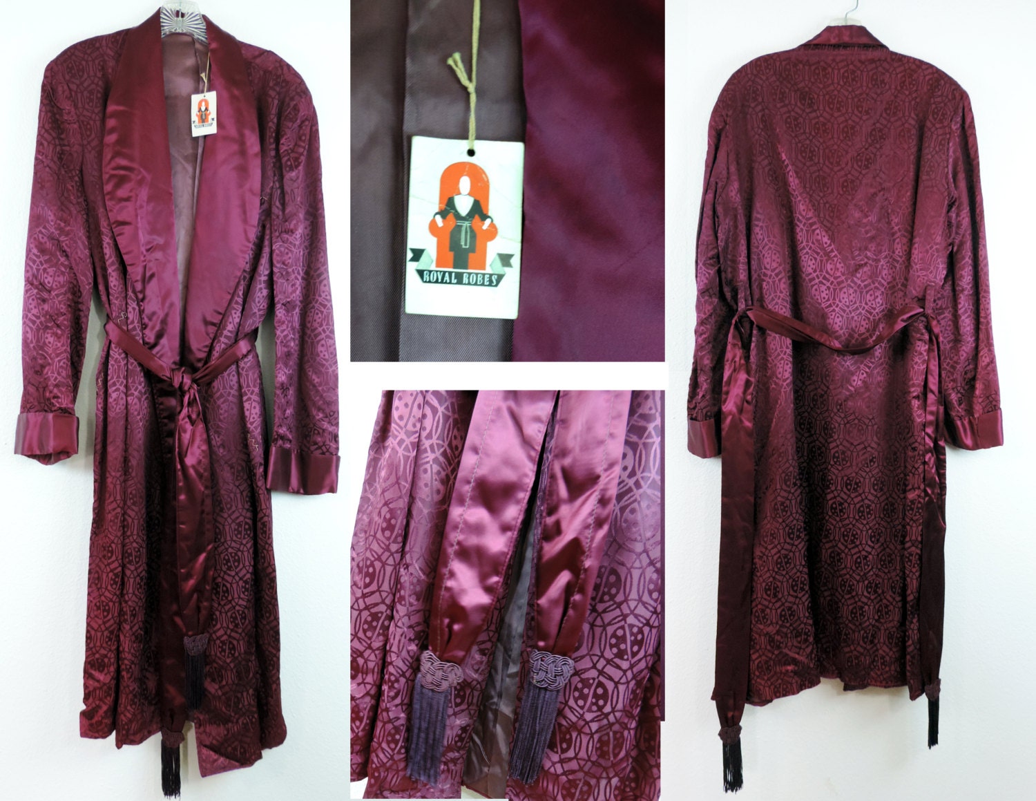 Vintage Men's Robe by Royal Robes New York NY Size 40