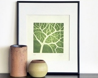 Etching abstract | Etsy