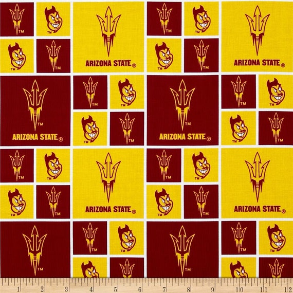 Arizona State Sun Devil Fabric