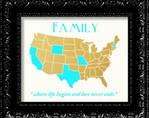 Popular items for personalized map art on Etsy