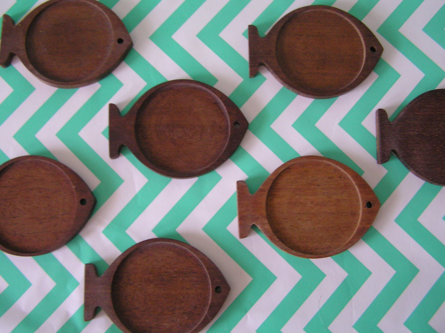 Wood Stacking Mid Century Fish Coasters – Haute Juice