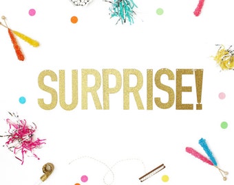 Surprise party sign | Etsy