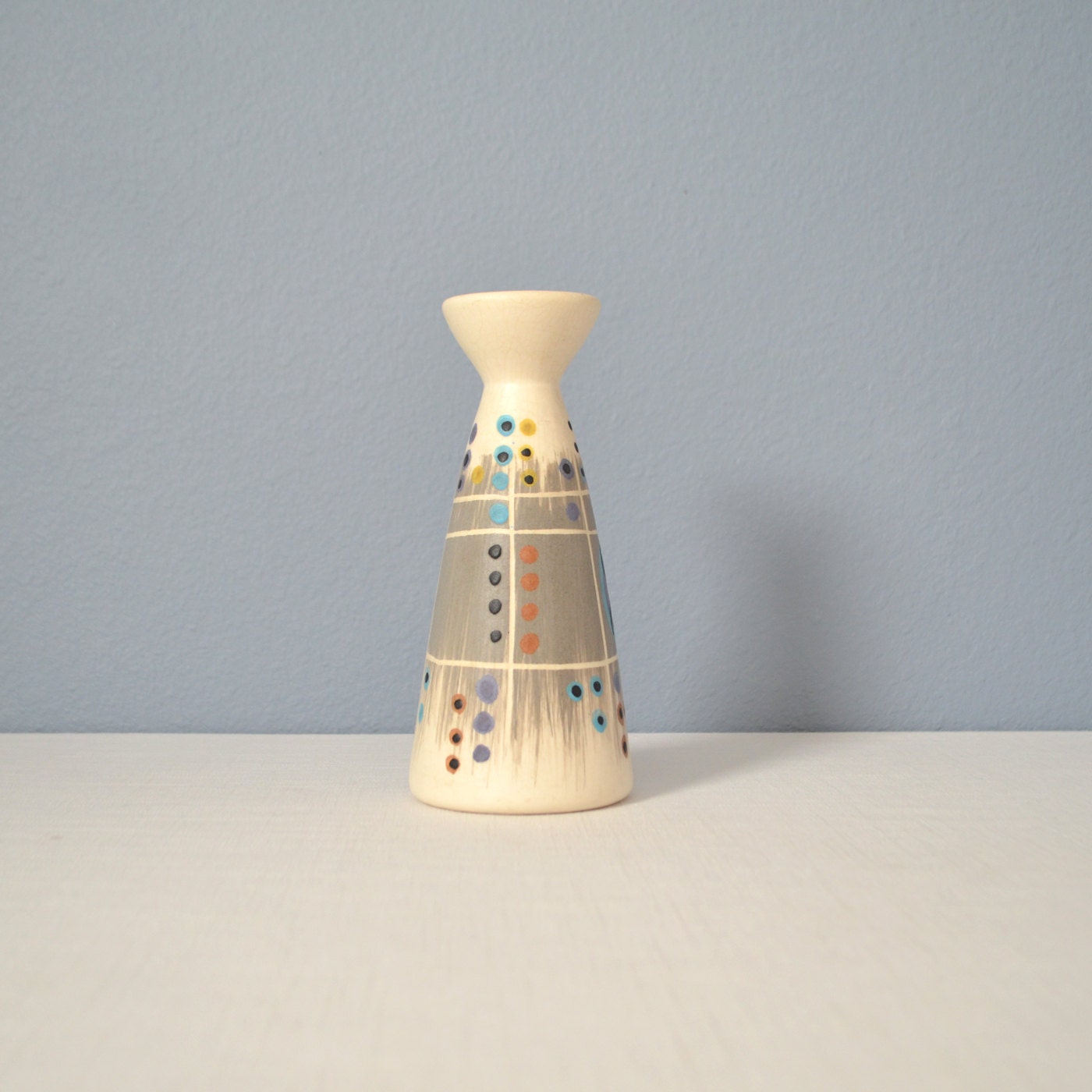 Vintage Richard Saar Vase with Atomic Design