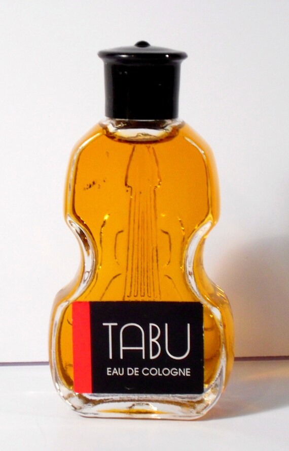 Vintage 1990 Tabu by Dana 0.5 oz Eau de Cologne Figural Violin