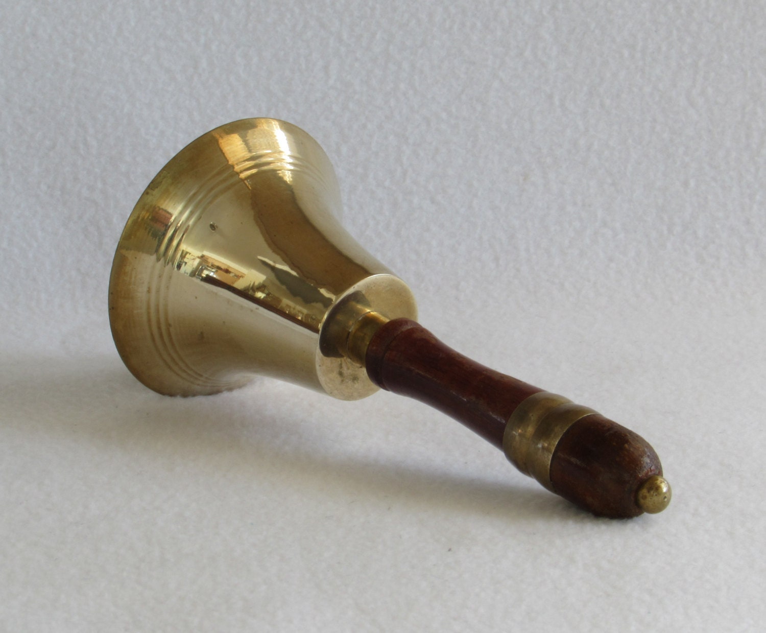 Brass School Bell Vintage Home Decor