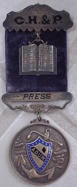 Super Rare Early Union Collectible! Victorian Era AOUW Sterling Silver ...