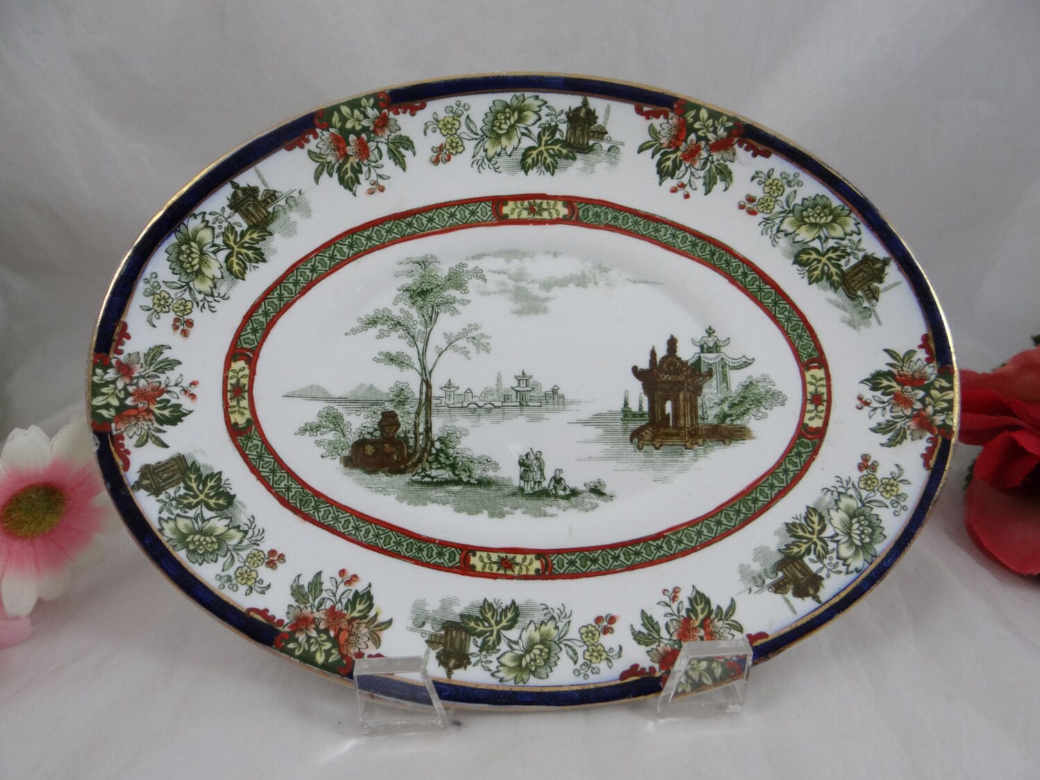 Vintage Royal Doulton Burslem Madras Oval Under plate or