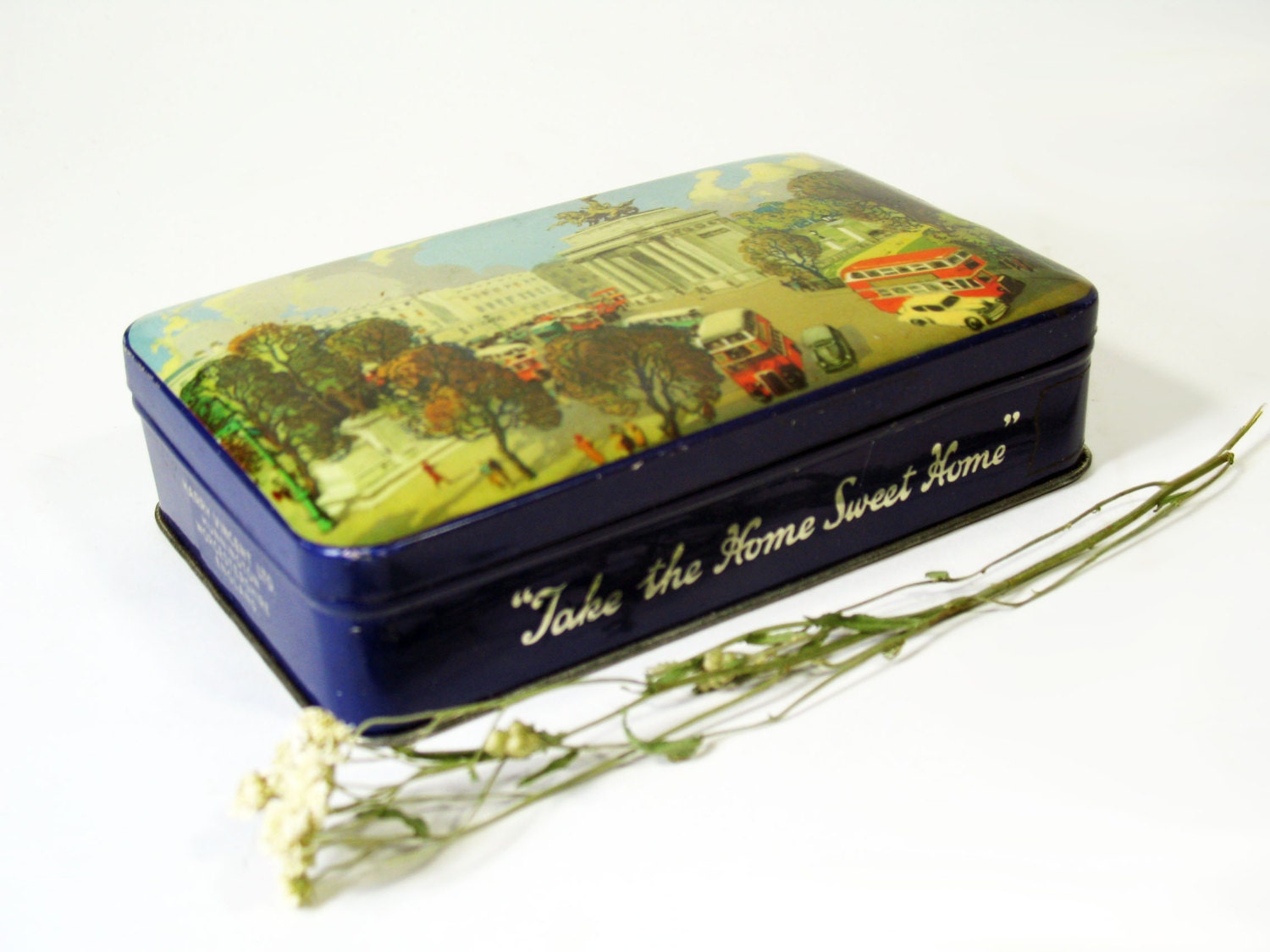 Bluebird Toffee Candy Tin, England, 1950s, Wellington Arch, Storage ...