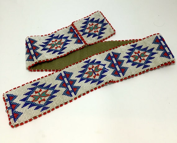 Native American Beaded Belt