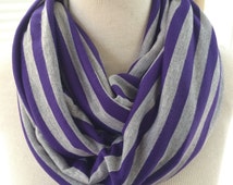 Popular items for purple striped scarf on Etsy