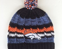 Popular items for broncos crochet on Etsy