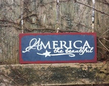 Popular items for patriotic wood on Etsy