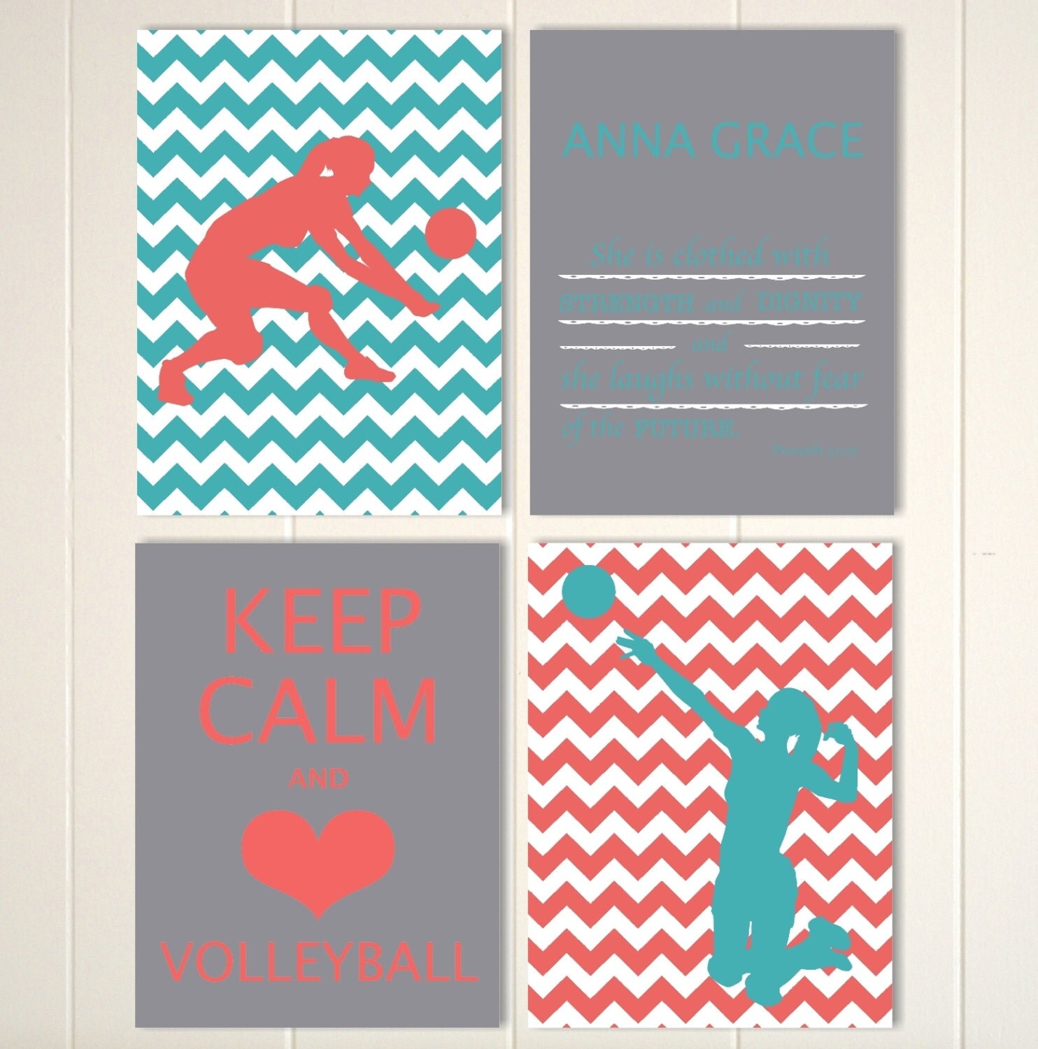 Volleyball girls wall art volleyball room decor volleyball