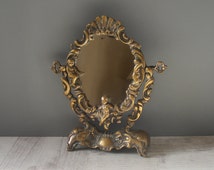 Popular items for antique angel mirror on Etsy