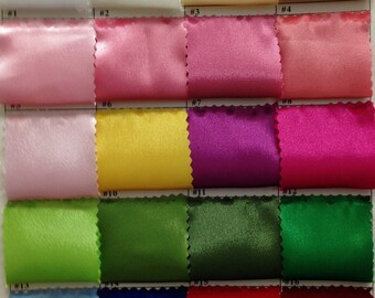 Thick Bridal satin by roll 50 yard satin fabric wholesale