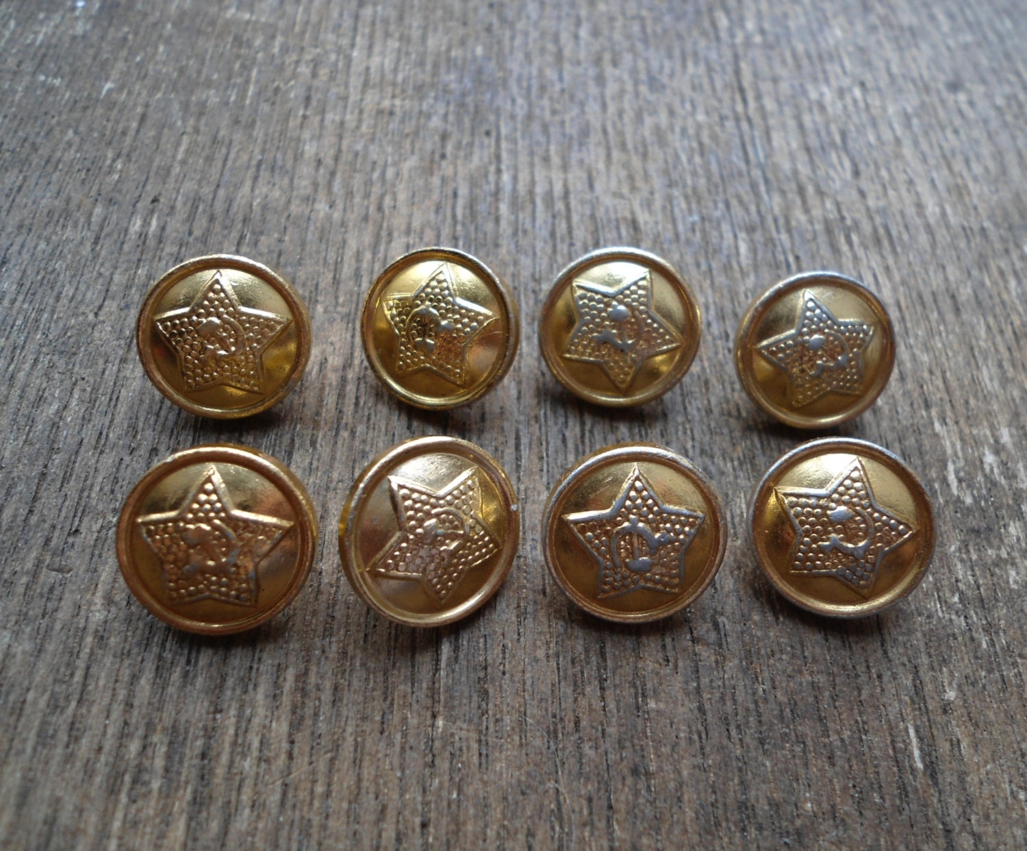 Soviet Russian Army Uniform buttons, set of 8 – Haute Juice