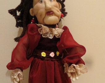 Popular items for old lady dolls on Etsy