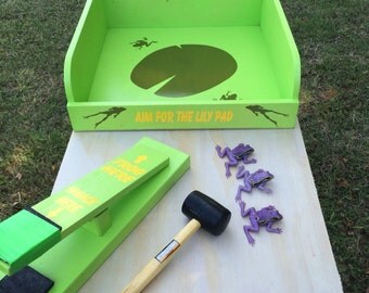 Frog Flinger Carnival Game