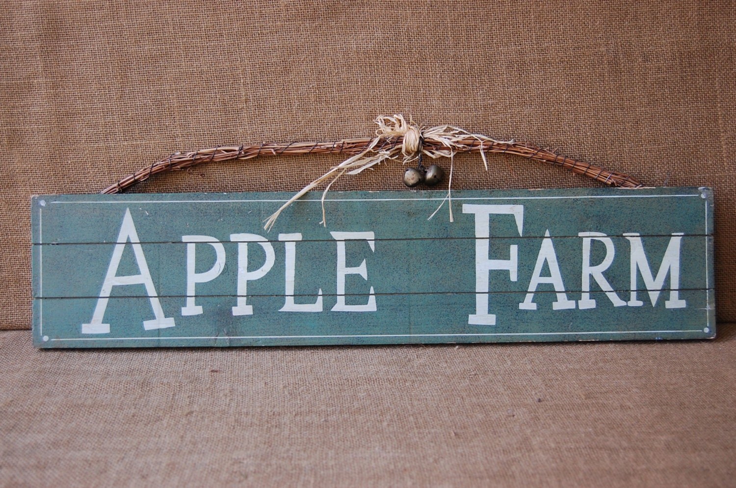 Vintage Wood Sign Vintage Apple Farm Sign Vintage Home Decor