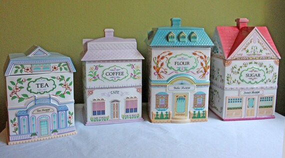 Canister Set by Lenox. Porcelain Canisters with Lids. Set of