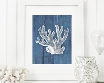 Coral reef art | Etsy