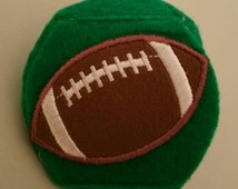 Popular items for embroidered football on Etsy