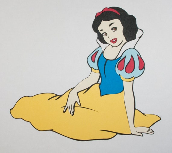 Snow White Sitting Die Cut Disney's Snow White and the
