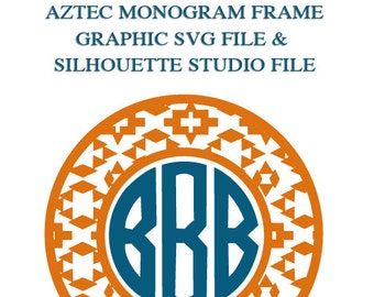 Popular items for aztec monogram on Etsy