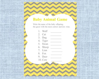 Baby game key answer | Etsy