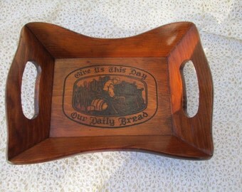 Popular items for wooden bread tray on Etsy