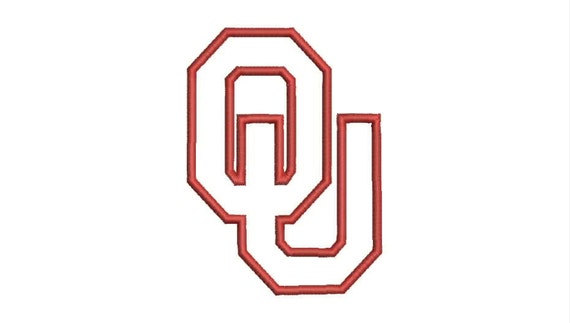 OU Oklahoma Applique Embroidery Design by TulipEmbroidery on Etsy