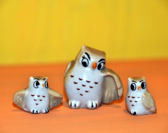 Wade Happy Families Collection Owl family