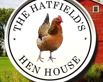 Hen house sign | Etsy