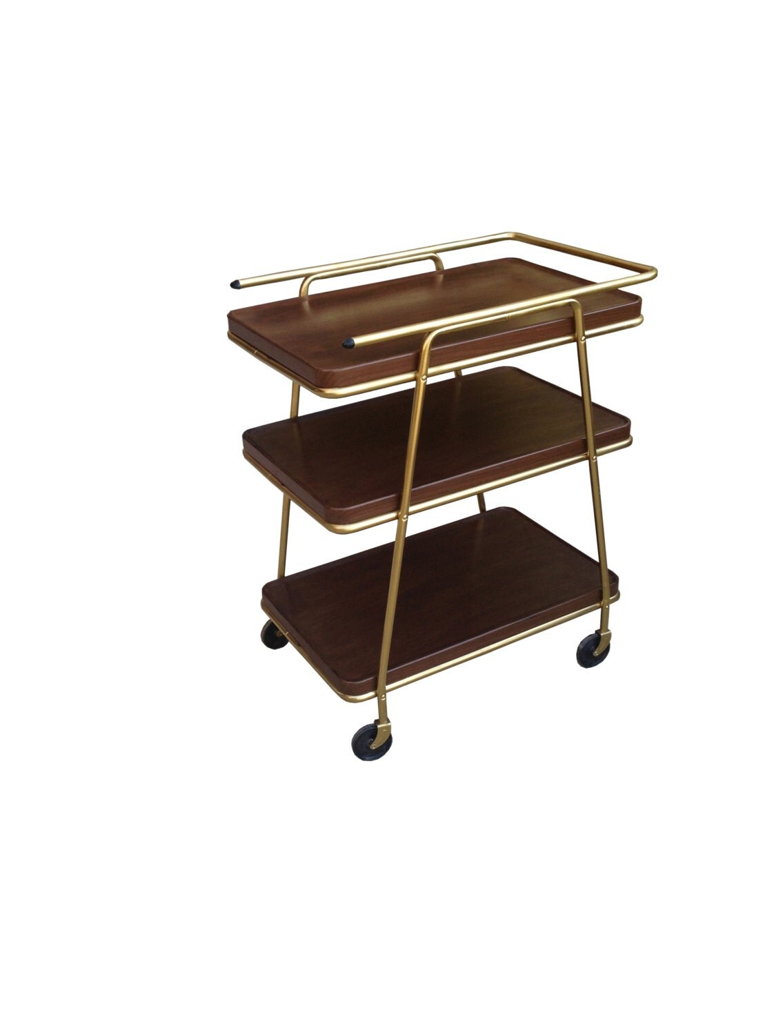 3 Tier Mid-Century Bar Cart; SOLD – Haute Juice