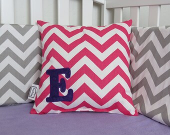 Unique initials pillow related items | Etsy