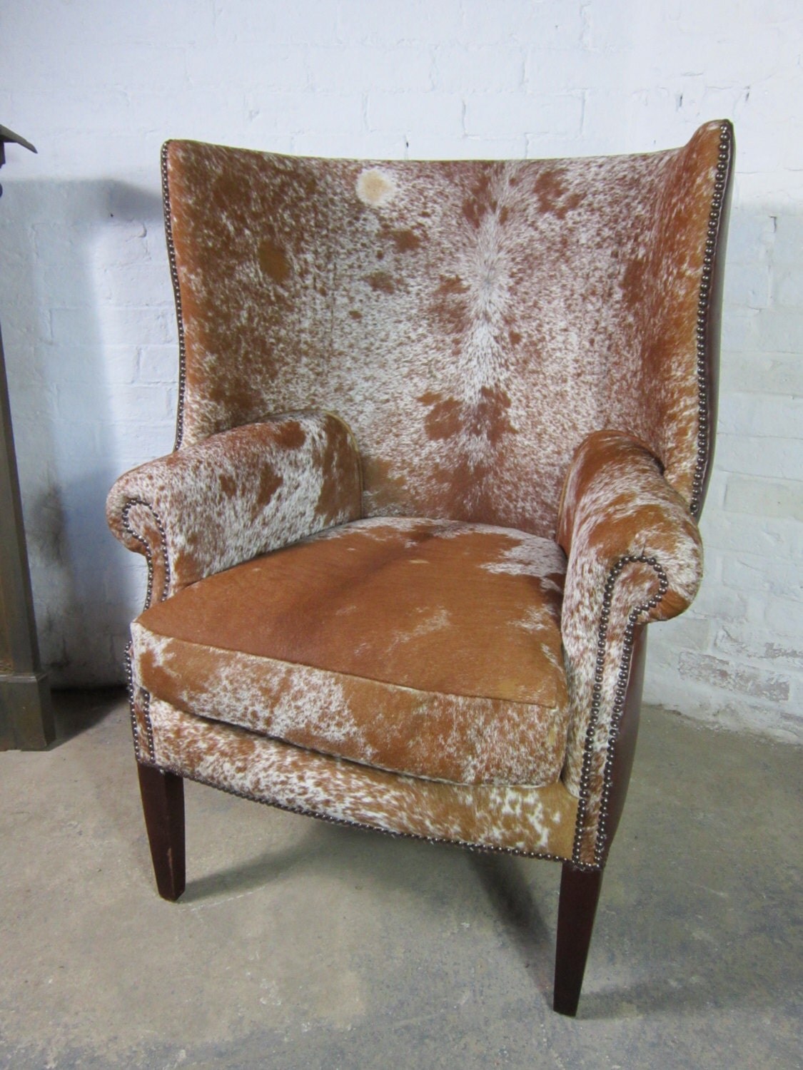 Bespoke Handmade Leather Wingback Club Throne Barrelback Armchair ...