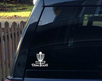 Disc golf decal | Etsy