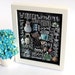 Winter Decor Word Collage Holiday Decor Word Art