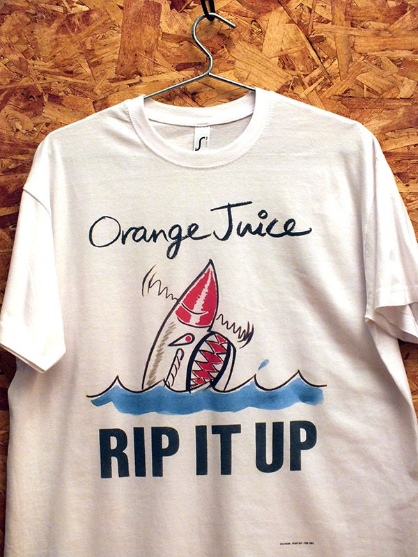 Orange Juice Rip It Up T-Shirt by 23tees on Etsy