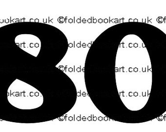 Popular items for number 80 on Etsy