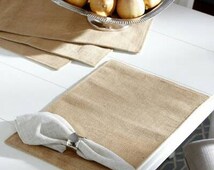 Popular items for burlap place mats on Etsy
